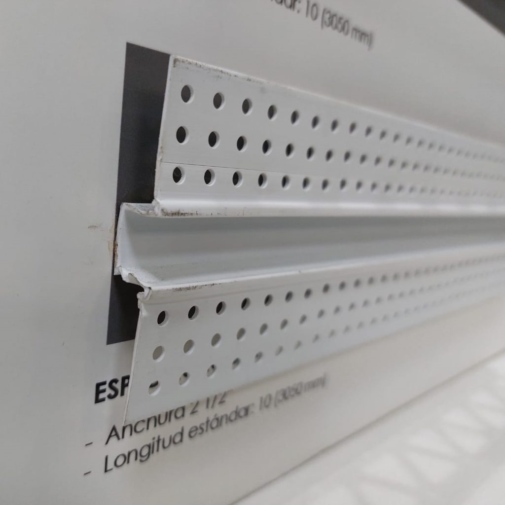 PERFIL PVC RECESADO 10' REFORZADO - Procontratista